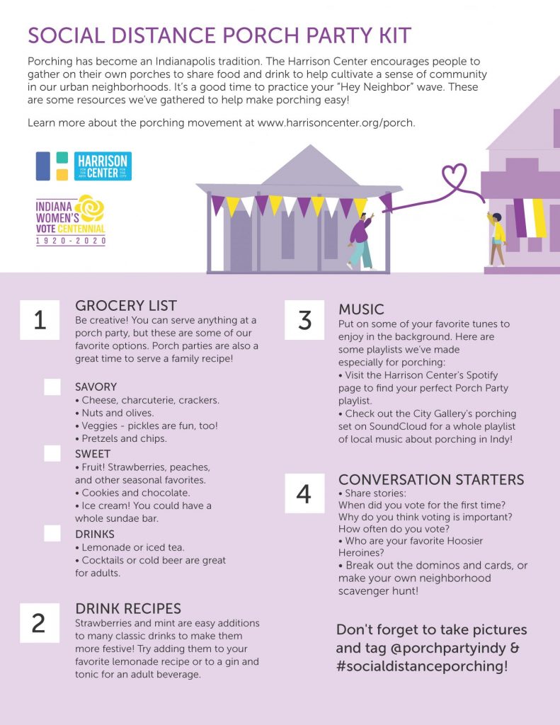 Celebrate Suffrage in Style with a Porch Party